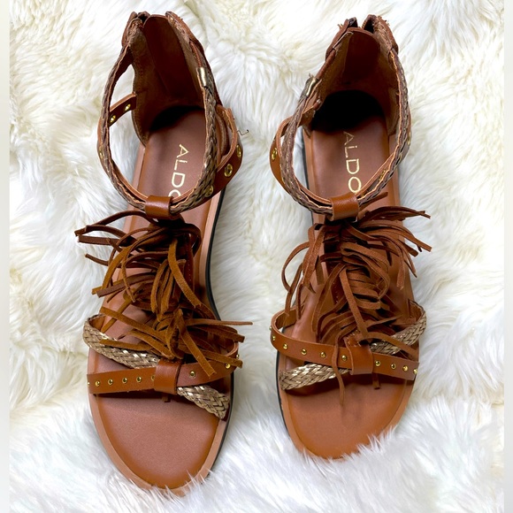 Aldo | Shoes | Aldo Sandals Tan | Poshmark